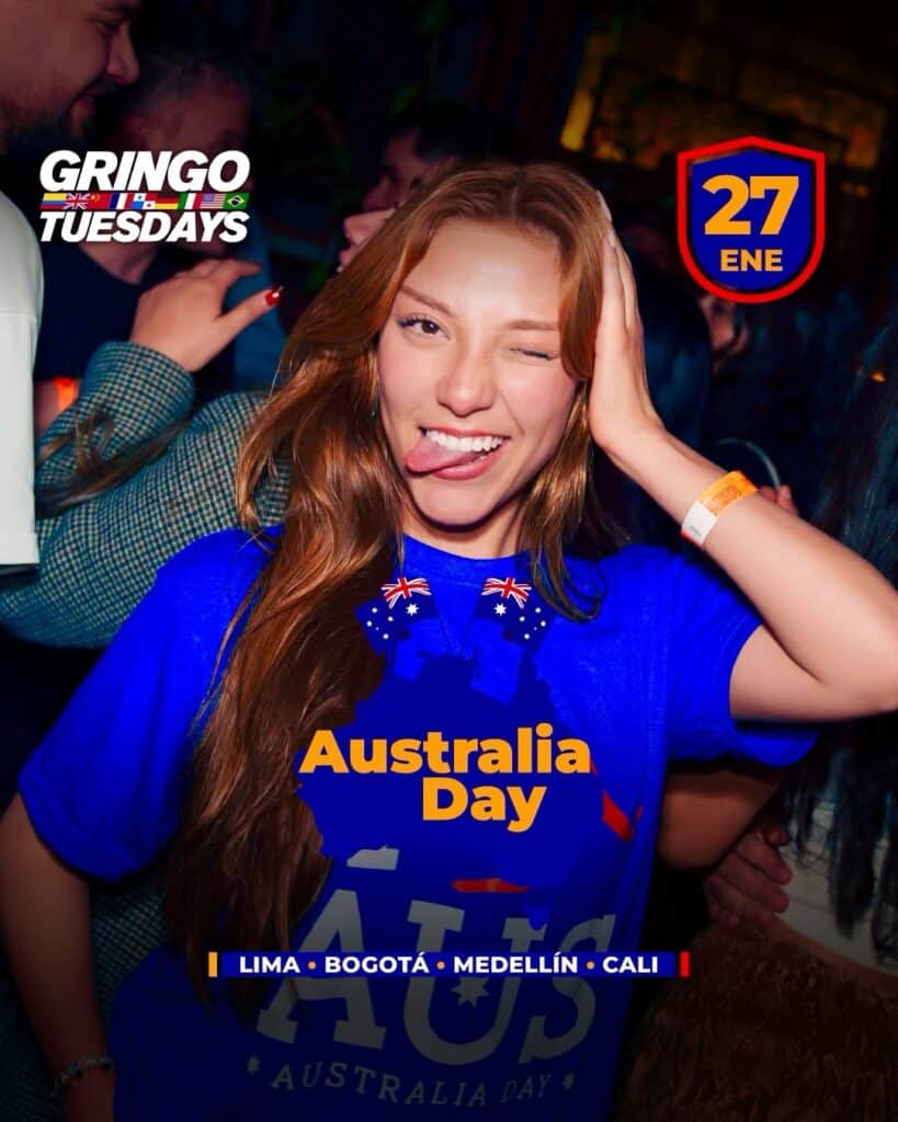 Gringo Tuesdays - Australia Day - Fiesta de Ciudad, Social - Bogotá ...