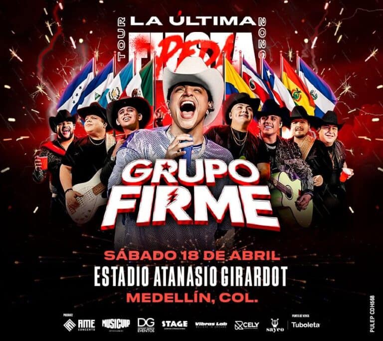 GRUPO FIRME | A ÚLTIMA FESTA 2026 - Concerto, Música - Medellín - Eventario